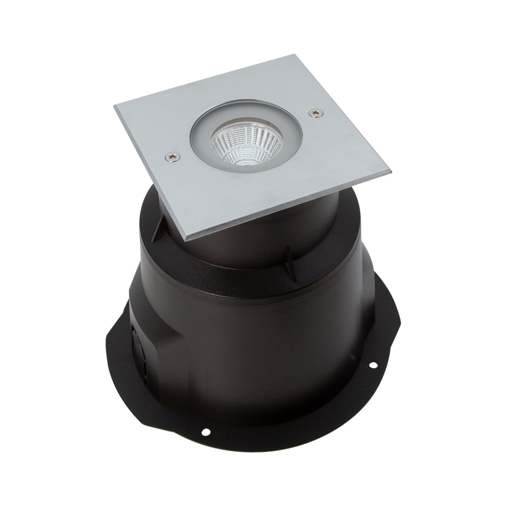 Exterior LED Inground Square Uplight 40deg IP67 6.5W 24V DC CV 2700K ...