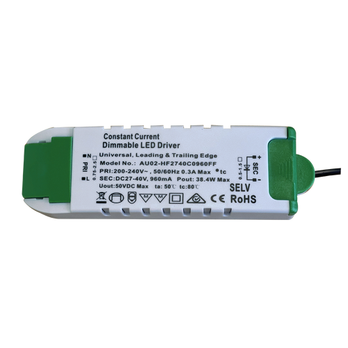 Single Colour Downlight Driver - 960mA 27-40V, 50/60Hz | The Lighting ...