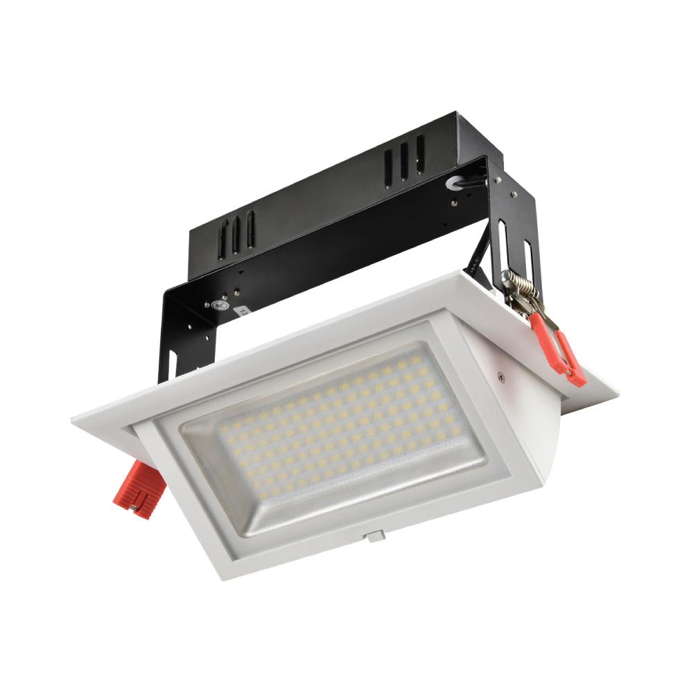 40W Geoled Interior Rectangular LED Tiltable Shop Downlight 245mm*160mm ...