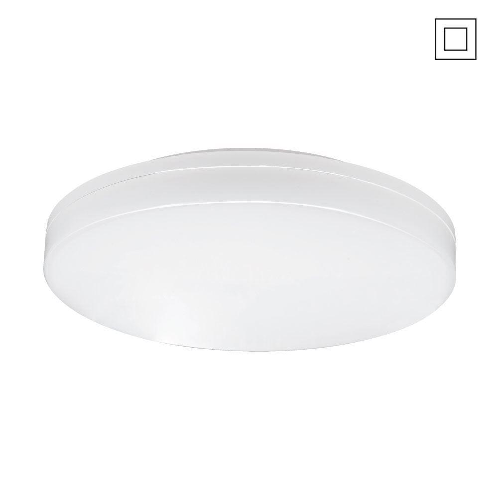 230V 18W 4K Natural White Exterior/Interior Ceiling/Wall Round LED ...