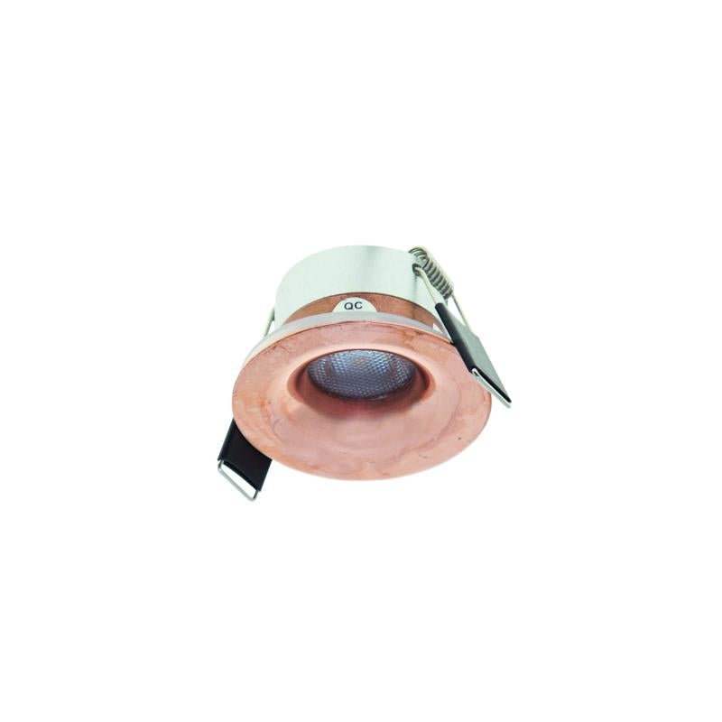 3W Copper Finish 3000K WARM WHITE MINI SEMI NARROW BEAM CURVE D50 ...